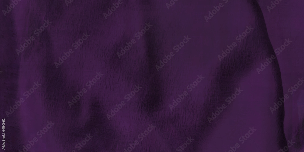Purple crumpled paper texture in low light background. Silk cloth ...