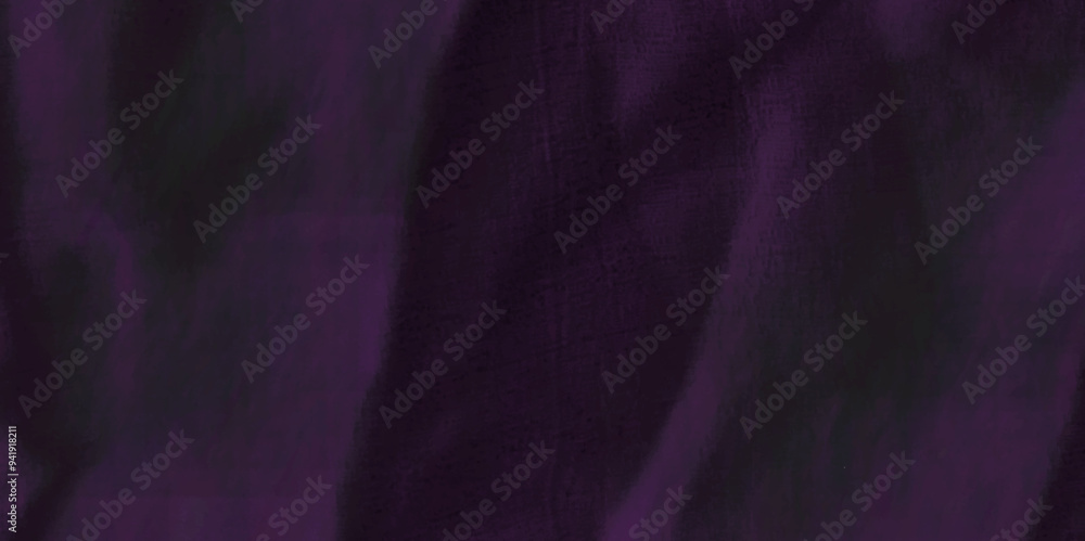 Purple crumpled paper texture in low light background. Silk cloth ...