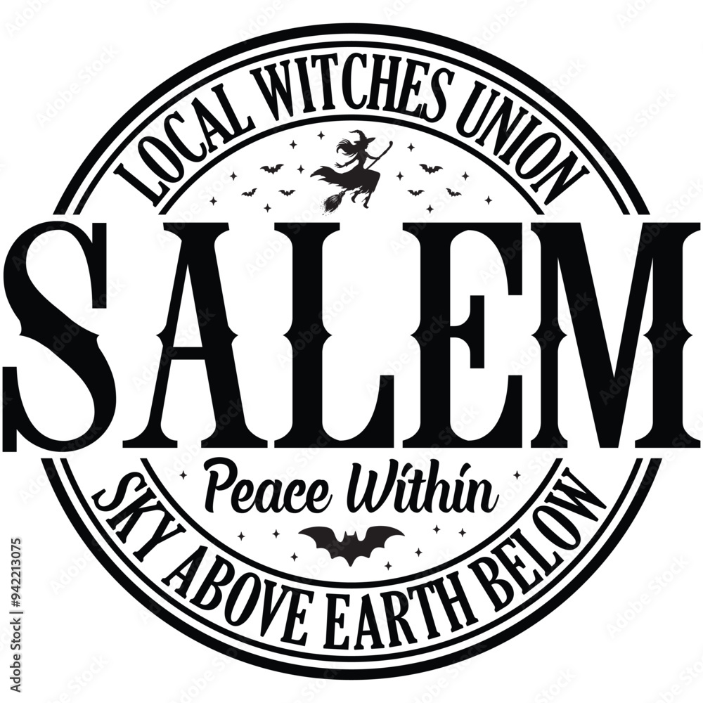 Local Witches Union Salem Peace Within Sky Above Earth Below Svg ...