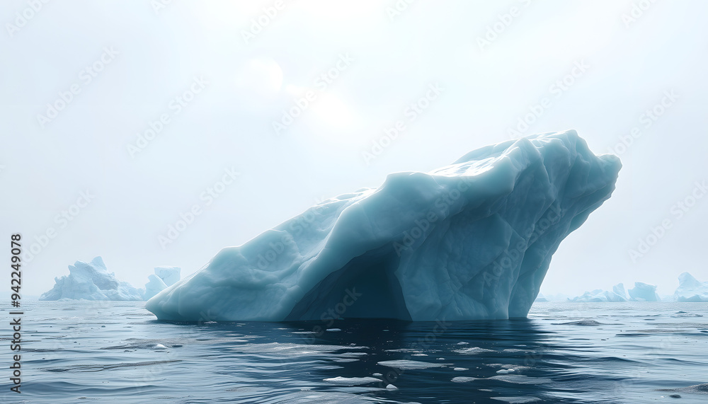 Discover your hidden potential concept with iceberg isolated with white ... Discover your hidden potential concept with iceberg isolated with white ...