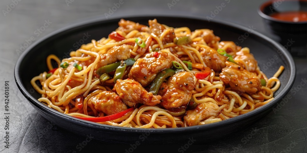 Chinese Restaurant Style Chicken Hakka Noodles Desi Chinese and Indian ...