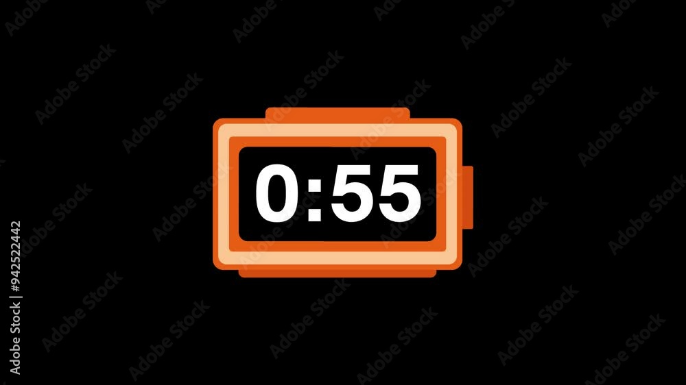 One Minute Countdown Timer Digital Clock Countdown 1 Minute Countdown