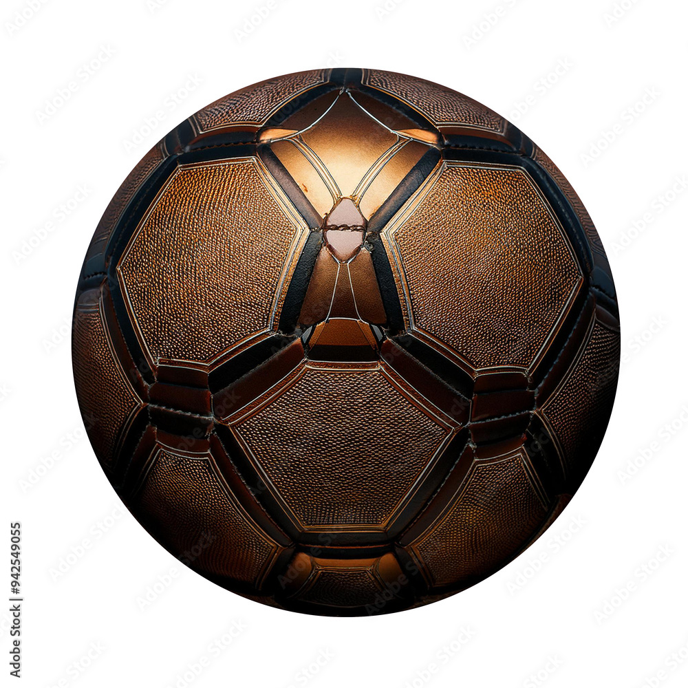 Vintage Argentinian Leather Football PNG Series: Weathered and Timeless ...