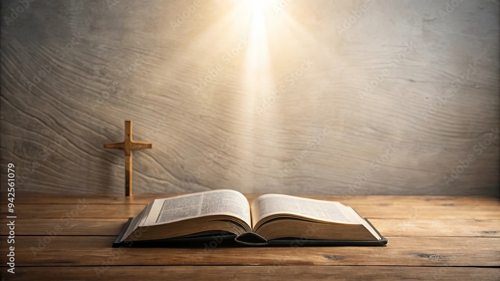 Minimalist interpretation of the Holy Bible for spiritual themed ...