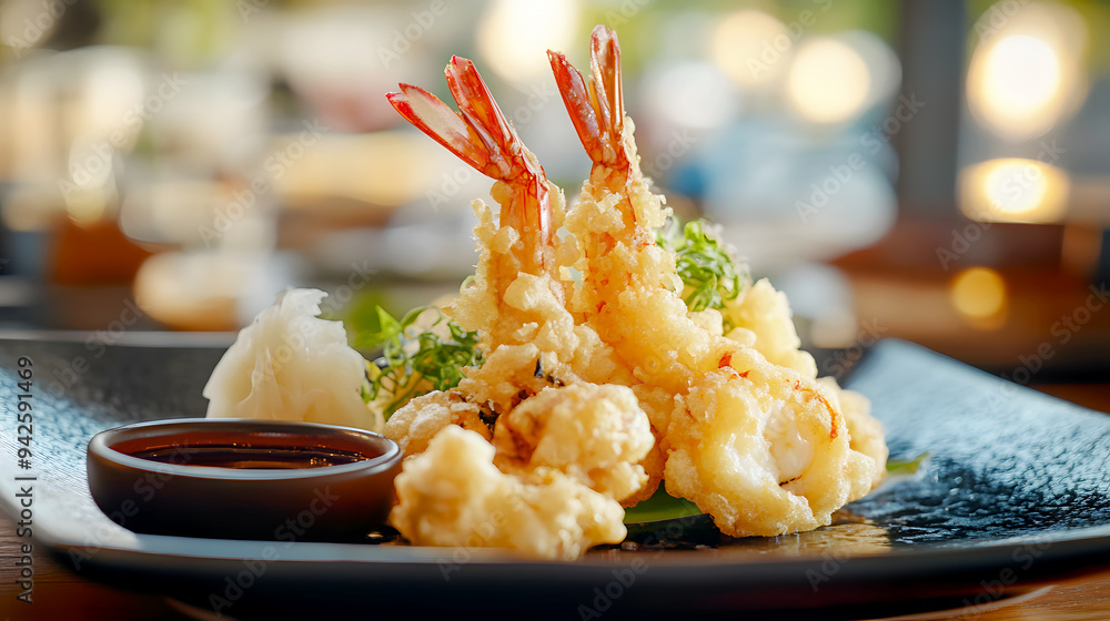 Gourmet Style An upscale version of tempura featuring high-end ...
