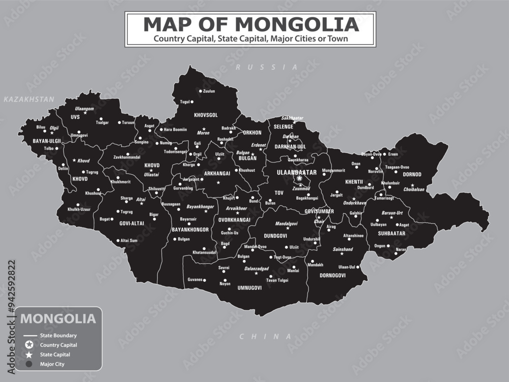 Geography politics map of countries. Map of country with capital, state ...