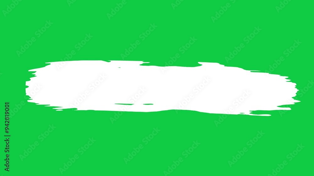 4K green screen animation with abstract art, grunge brush strokes, and ...