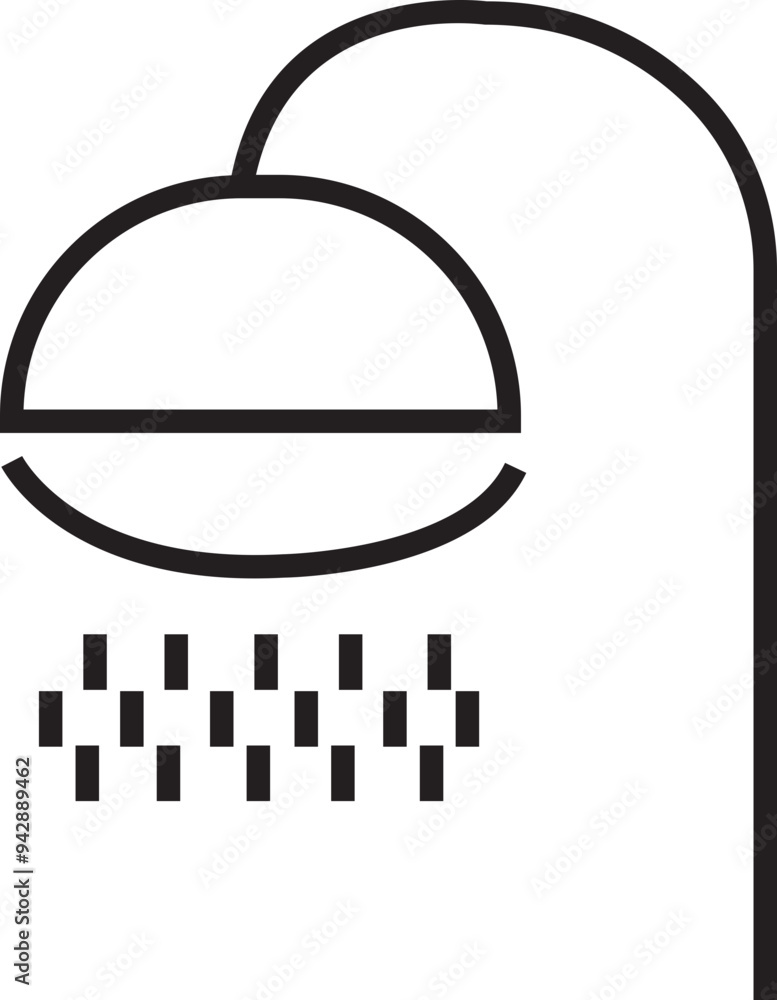 Shower Head vector for Adverts. Suitable for books, stores, shops ...