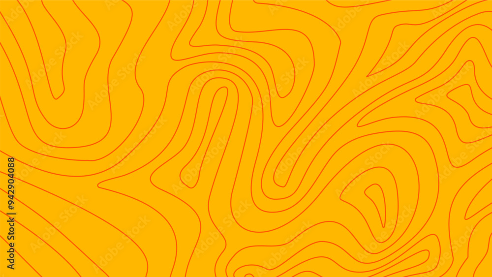 Contour background. Topographic map pattern background. Abstract wavy ...