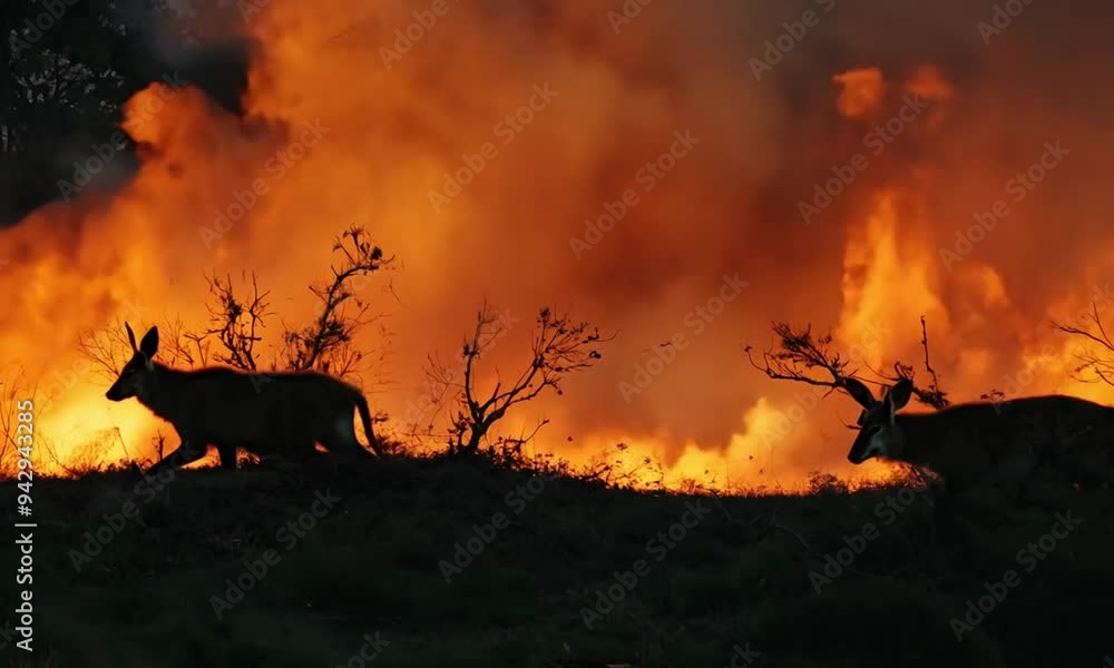 Kangaroos covered in ash and smoke during bushfires in Australia ...
