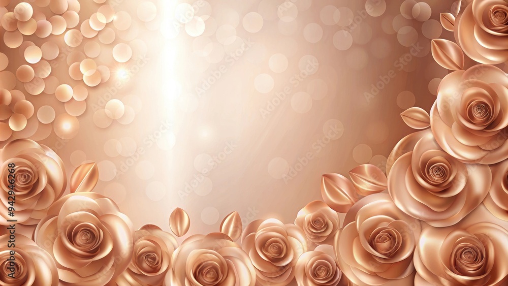 ภาพประกอบสต็อก Elegant rose gold background for luxury and feminine ...
