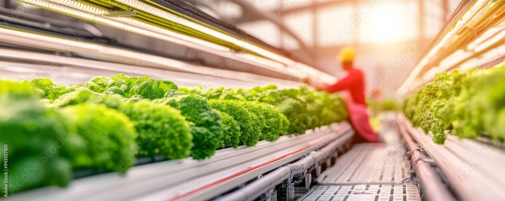 High-tech assembly of vertical farming modules in a sustainable ...