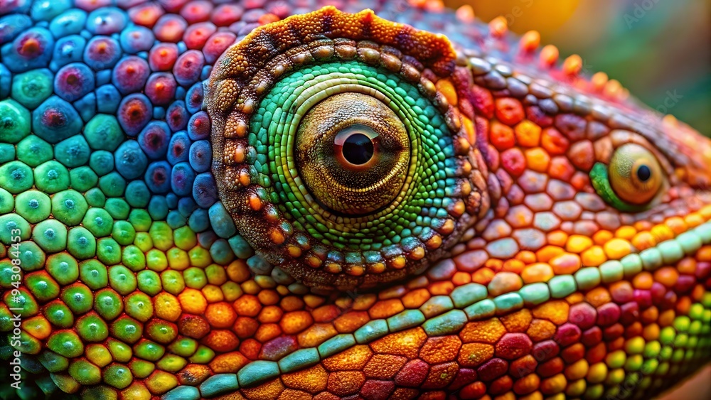 A hyper-realistic close-up showcasing the intricate details of a ...