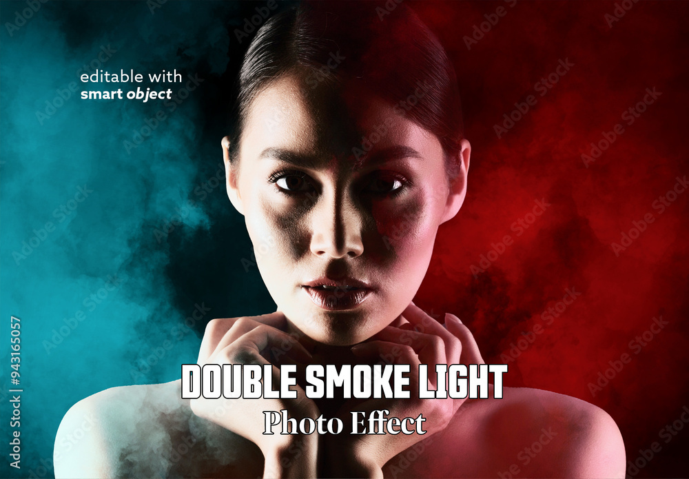 Double Smoke Light Effect Stock Template | Adobe Stock