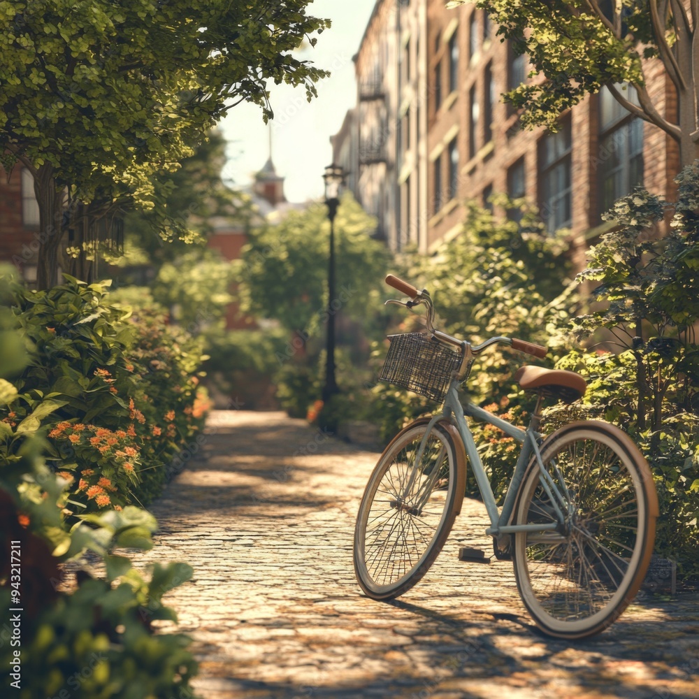 These prompts highlight different aspects and settings for bicycles ...