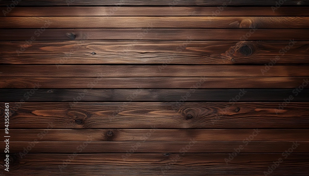 dark stained wood boards with grain and texture flat wood background ...