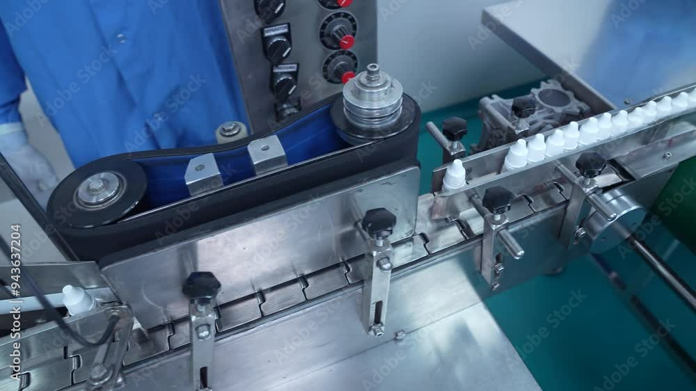 eye drop manufacturing. Ophthalmic drops solution, eye ear drop making ...