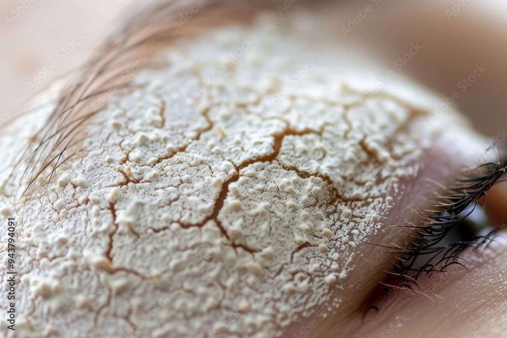 Close up of a human skin showing the characteristic rash caused by Mpox ...