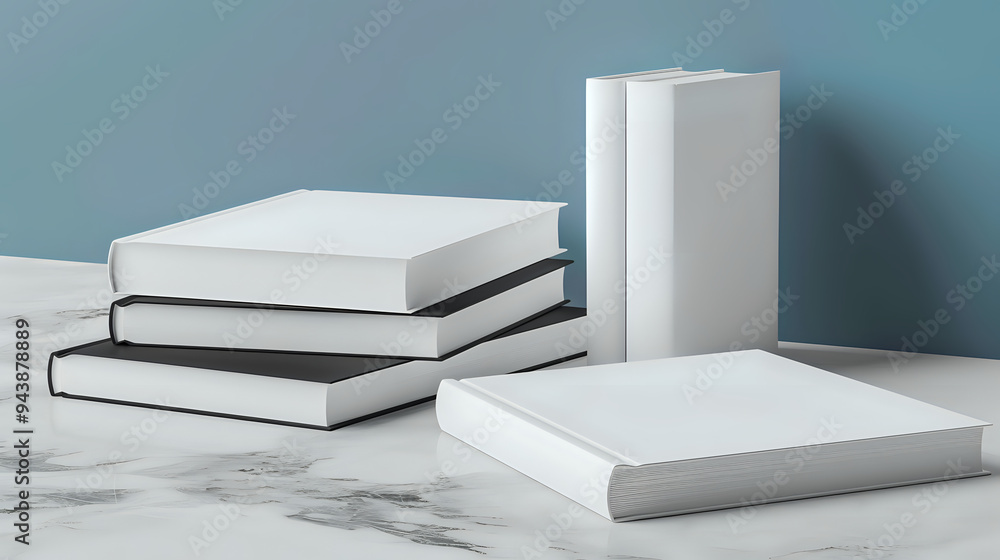 Realistic Hardcover Book Mockups in a Variety of Sizes, Textures, and ...