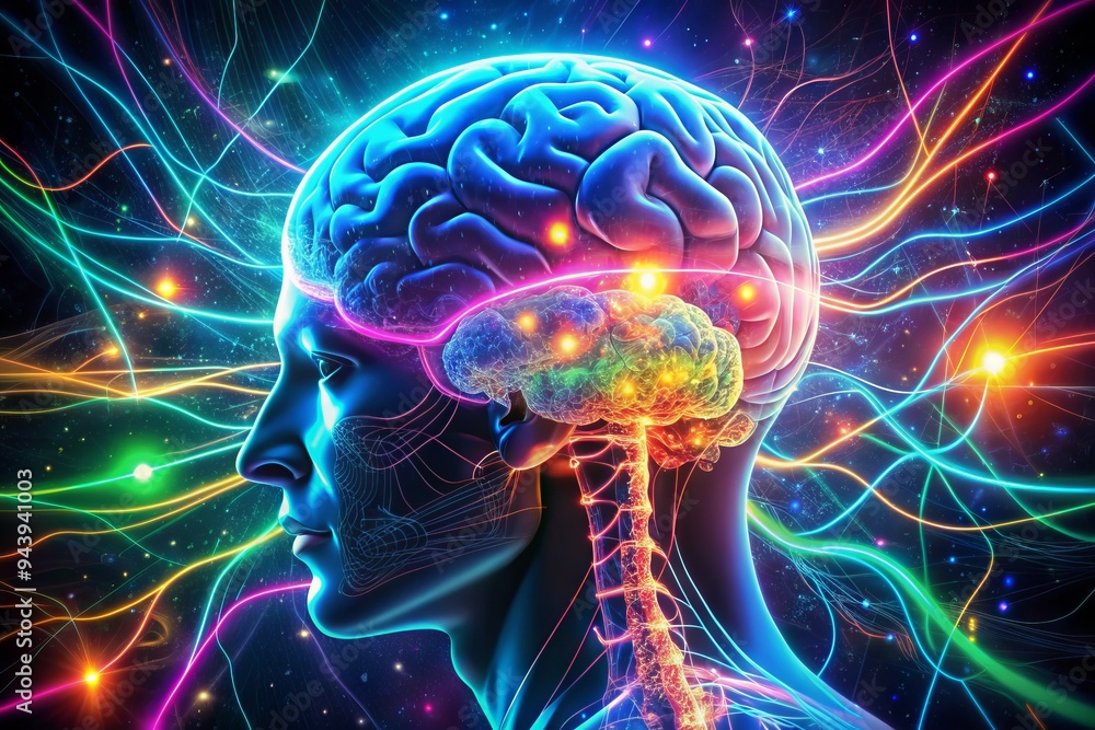 Neurological Explorations, Electric Currents: Moody and technical, neon ...