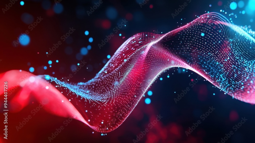 Digital Soundscapes: Futuristic Sound Wave Visualization with High-Tech ...