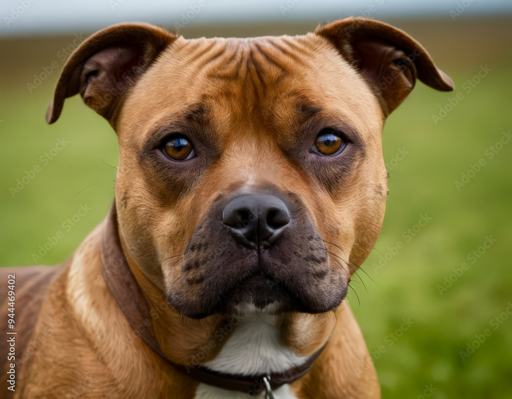 Staffordshire Bull Terrier,a compact, muscular dog breed known for its ...