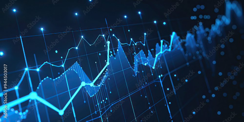 A line graph in blue, tracking the average amount spent per customer ...