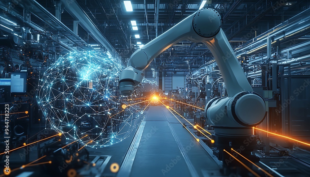 Smart Factory Integrated with Neural Network and Connected Robots ...