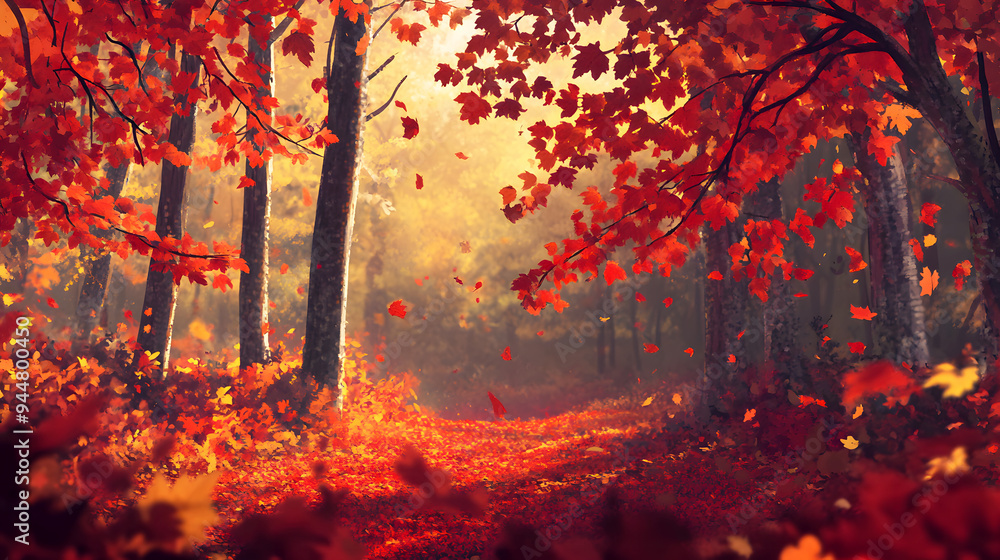 Realistic Nature Scene A highly detailed, realistic background of an ...
