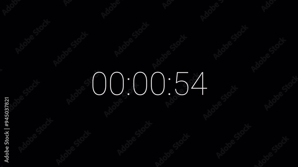 countdown timer one minute animation, 1 minute count down timer ...