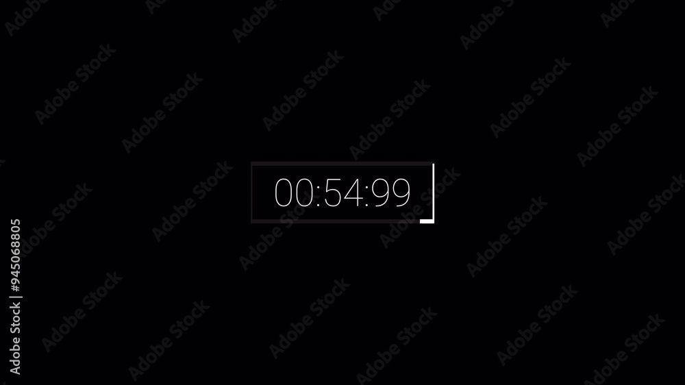 countdown timer one minute animation, 1 minute count down timer with ...
