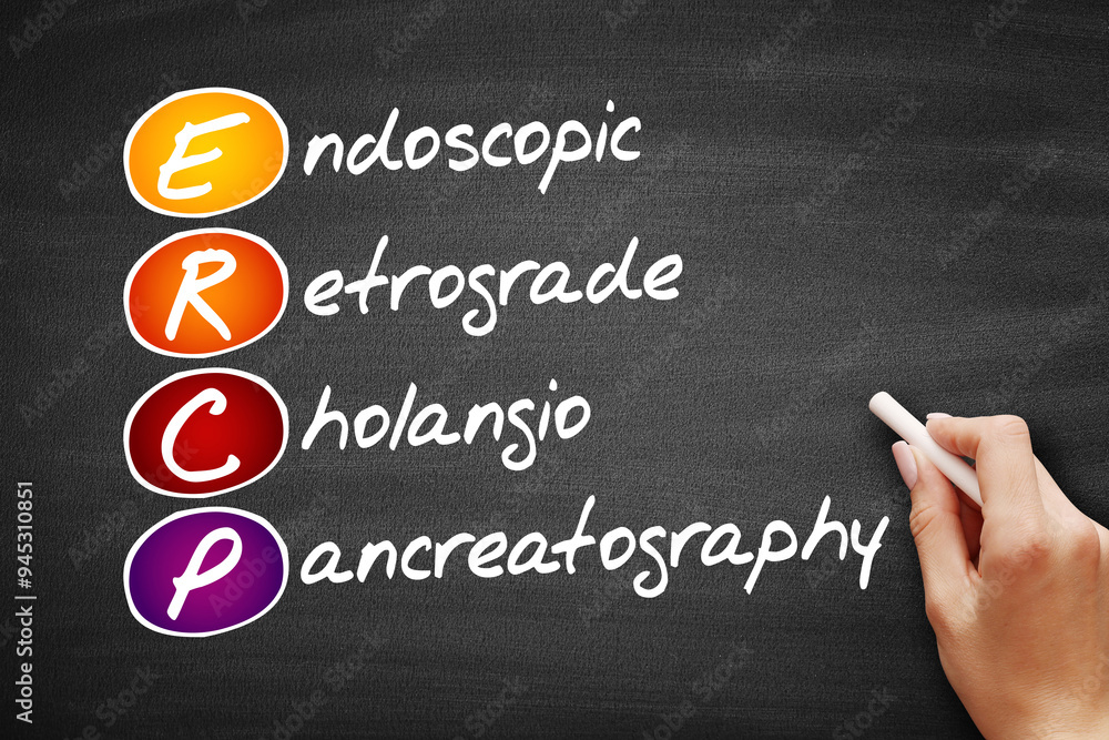 ERCP - Endoscopic Retrograde CholangioPancreatography acronym, concept ...