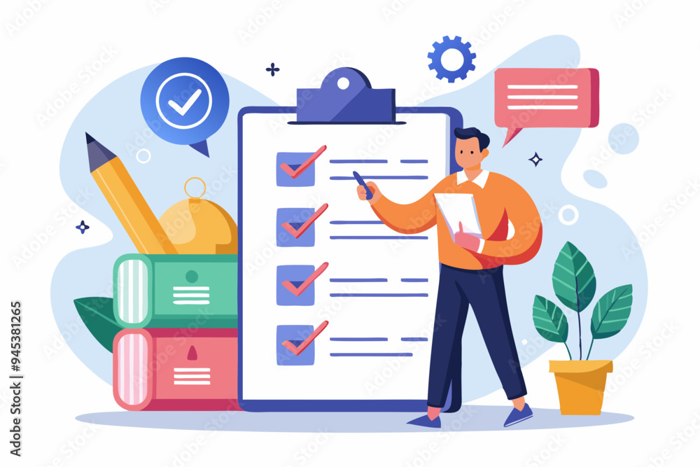 Checklist to complete project task, accomplish work checkmark, todo ... Checklist to complete project task, accomplish work checkmark, todo ...