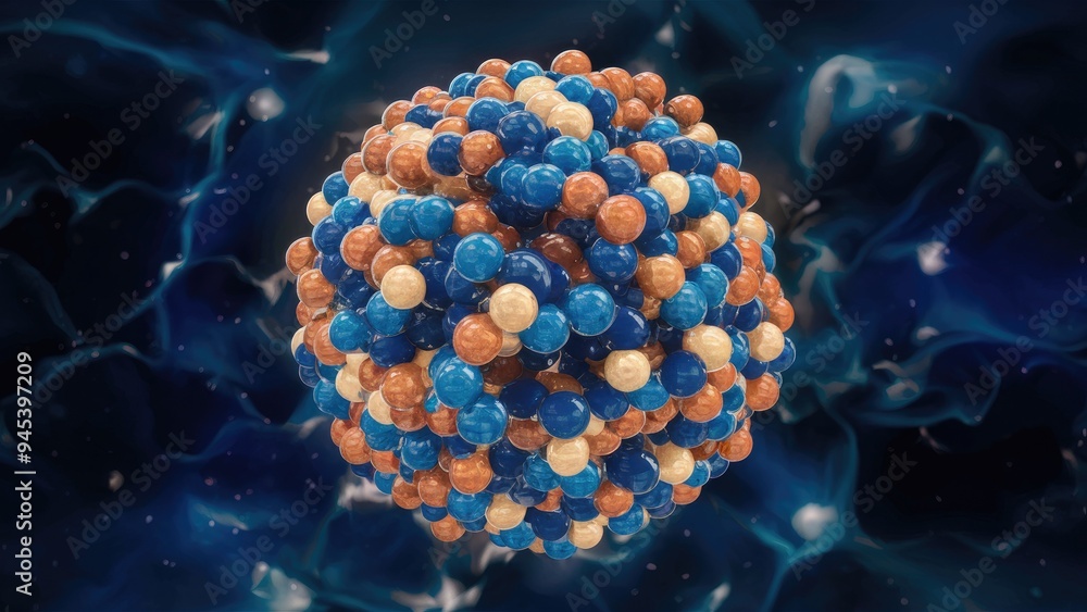 Silicon Carbide Molecule 3D Model with Color-Coded Atoms and Structural ...