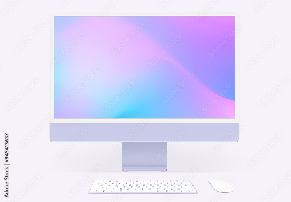 Screen Computer Display Mockup Stock Template | Adobe Stock