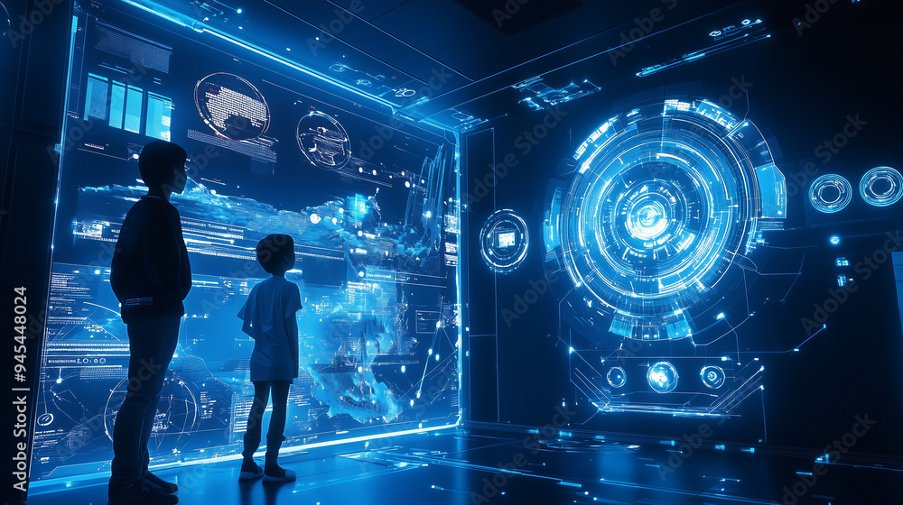 Futuristic AI-Powered Educational Platform Providing Immersive and ...