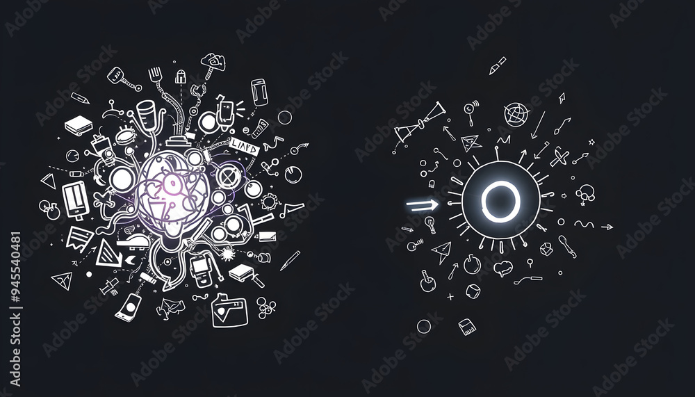 Process of solving, unleashing problems animation. Guiding from a ...