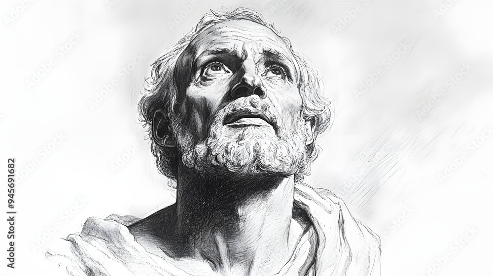 Foto de Pencil sketch of Seneca - Known for his tragedies that ...