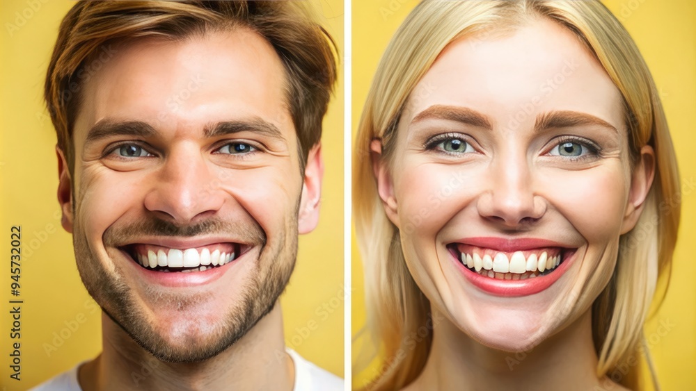 A split-screen comparison showcases a significant transformation, with ...