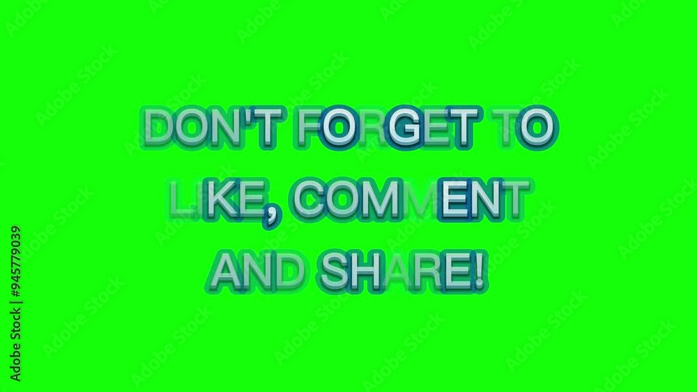 Green Screen pop up animation motion graphic with chroma key clip ...