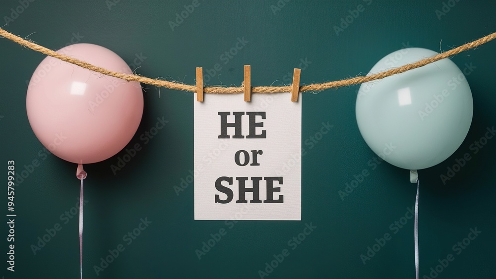 Gender Reveal Party Decor Description: A festive gender reveal party ...