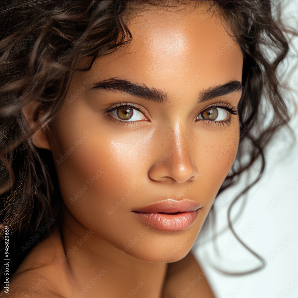 the african american beautiful model for hair styles for the hair salon ...