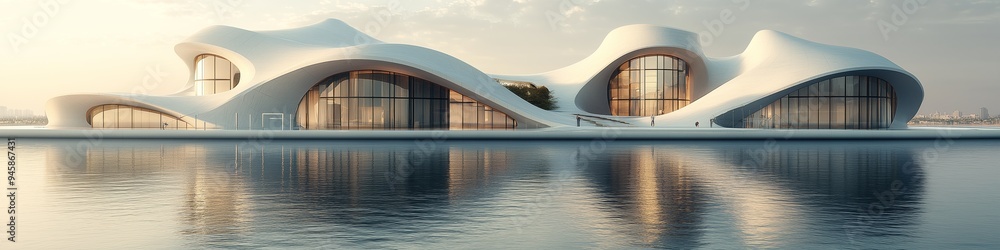 large water body with soft landscaping design located in Abu Dhabi ...