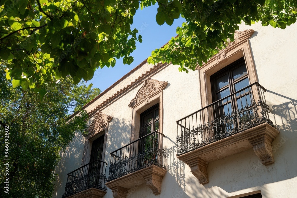 Spanish Colonial Architecture: A beautiful shot of a historic Spanish ...