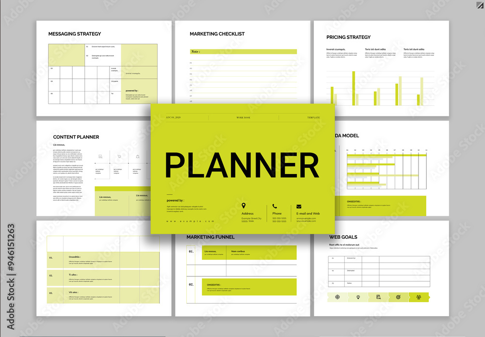 PlannarTemplate Stock Template | Adobe Stock