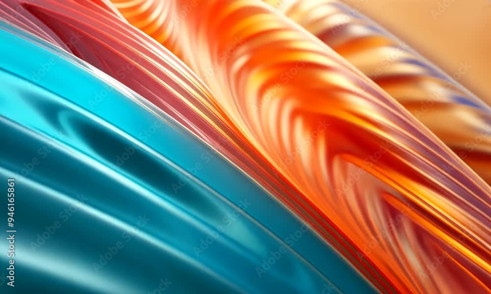 Experience a mesmerizing display of flowing colors that blend ...