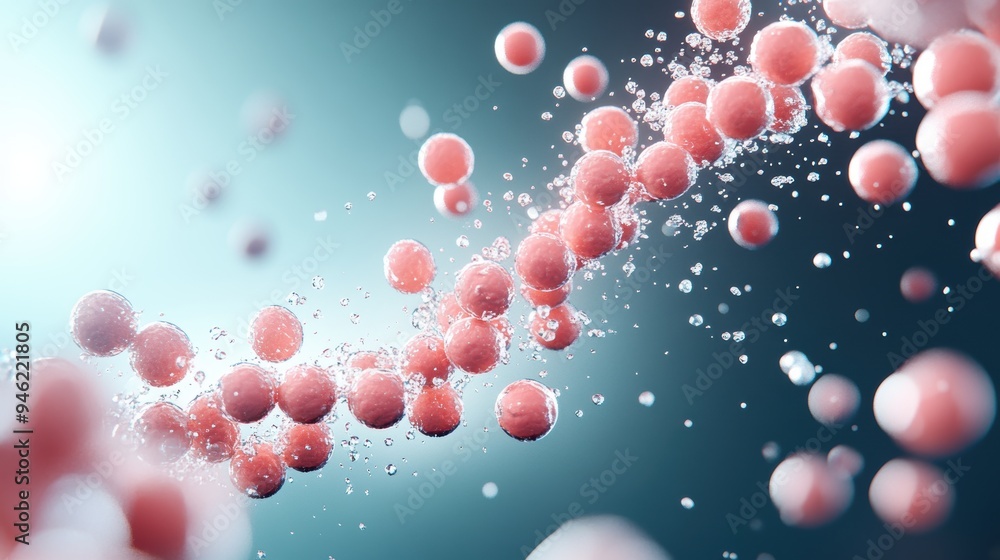 A Detailed Visualization Of A Molecule Vibrational Modes Showcasing Its Different Ways Of