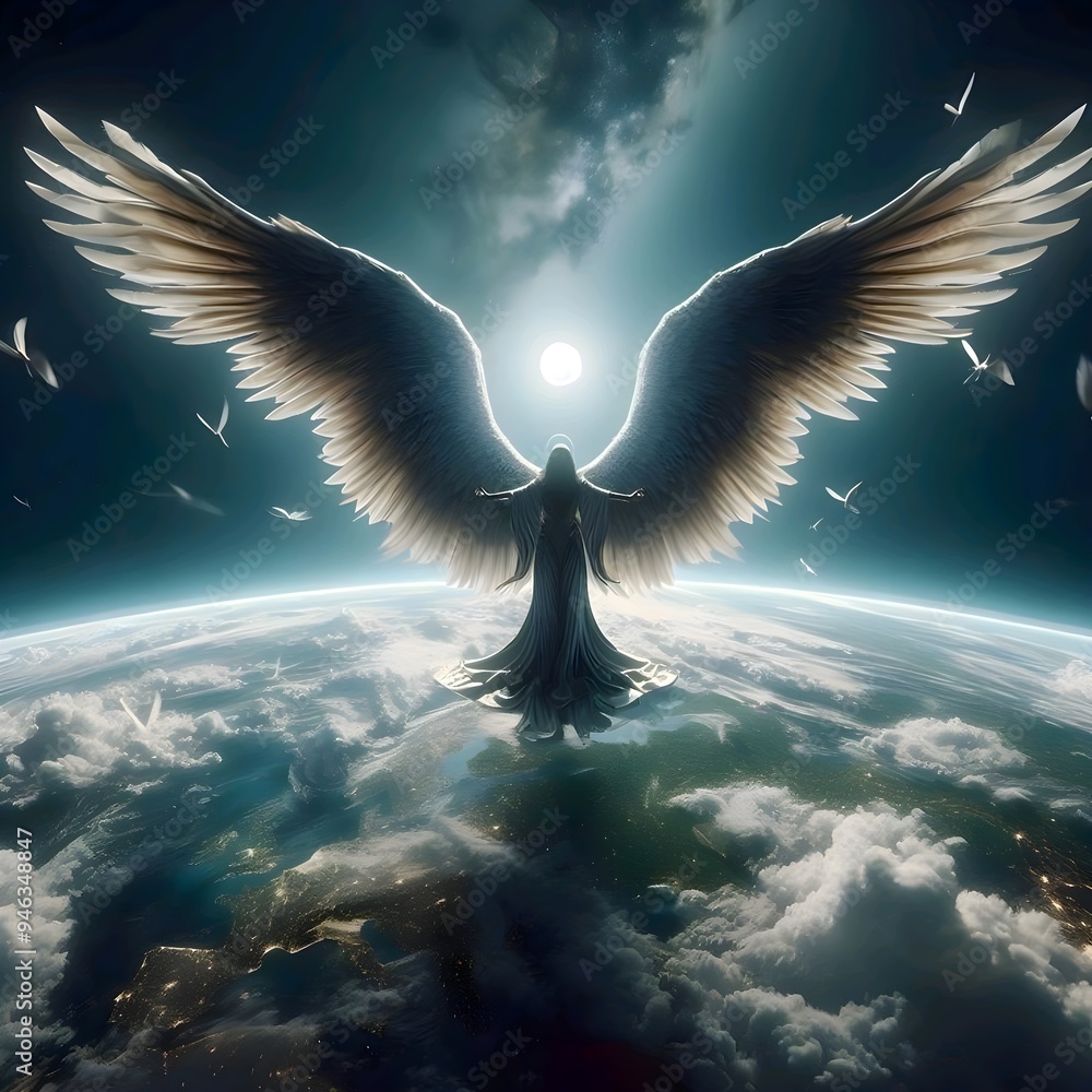 angel, god, winged angel, angel wings, devil, devil, guardian god, good ...