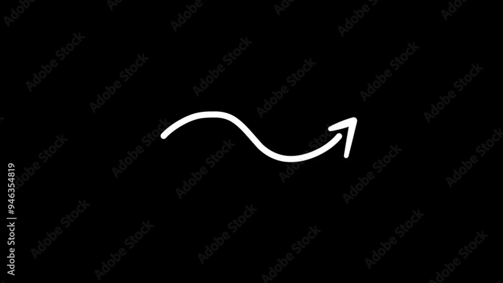 Arrow icon Animation. Arrow collection. Simple arrow Animation. Line ...