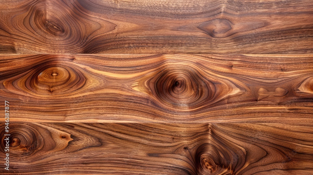 Walnut Wood Texture with Knots and Grain Pattern Stock Illustration ...